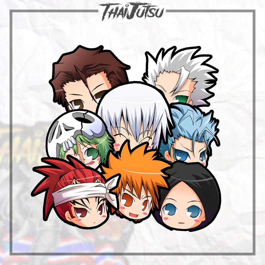 BLEACH | ANIME STICKER HEADS ( ANIME VINYL STICKER DECALS ) | Shopee ...