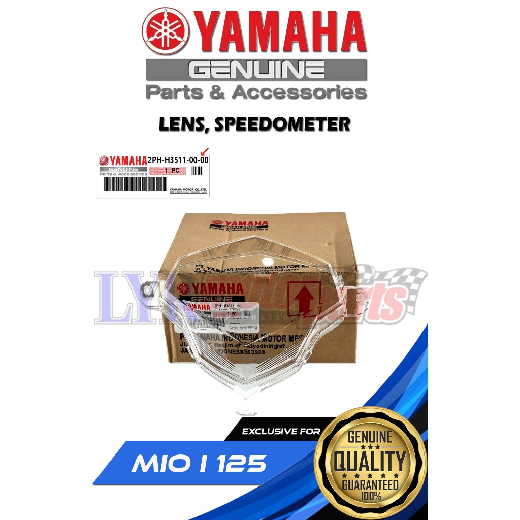 YAMAHA GENUINE LENS SPEEDOMETER FOR MIO I 125 ( 2PH-H3511-00-00 ...