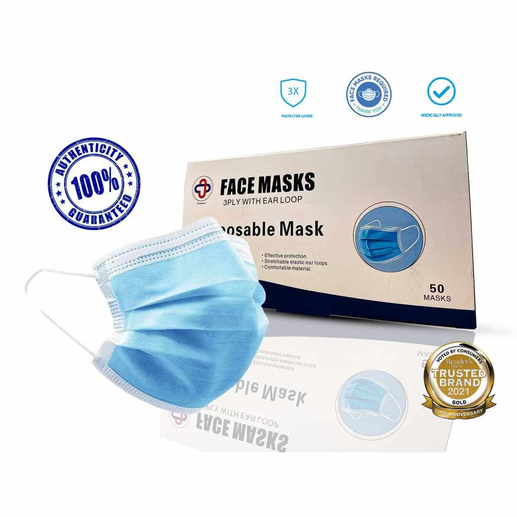 3 Ply Disposable Face Mask | Shopee Philippines