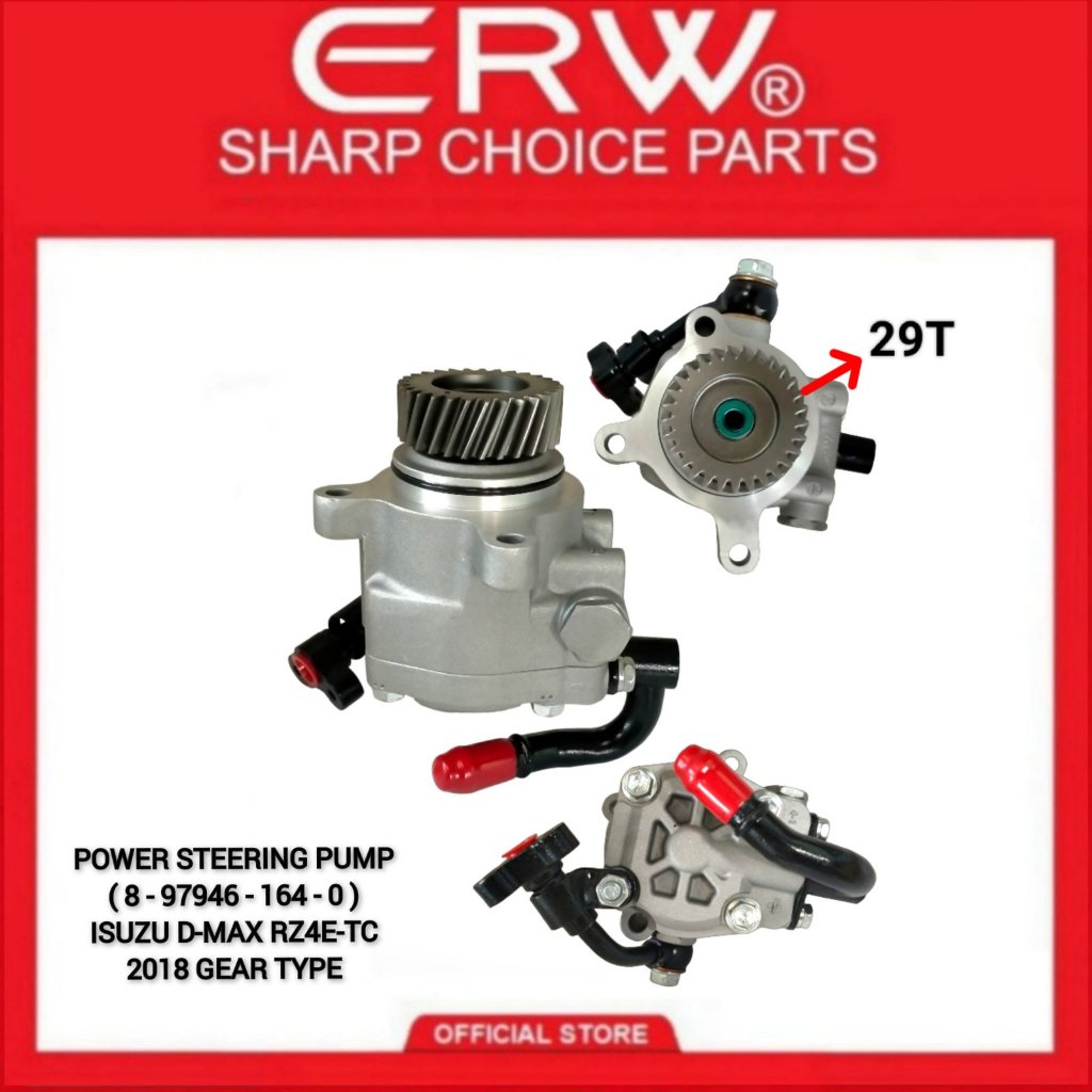 POWER STEERING PUMP ISUZU DMAX RZ4E-TC 2018 Replacement part no. ( 8 ...