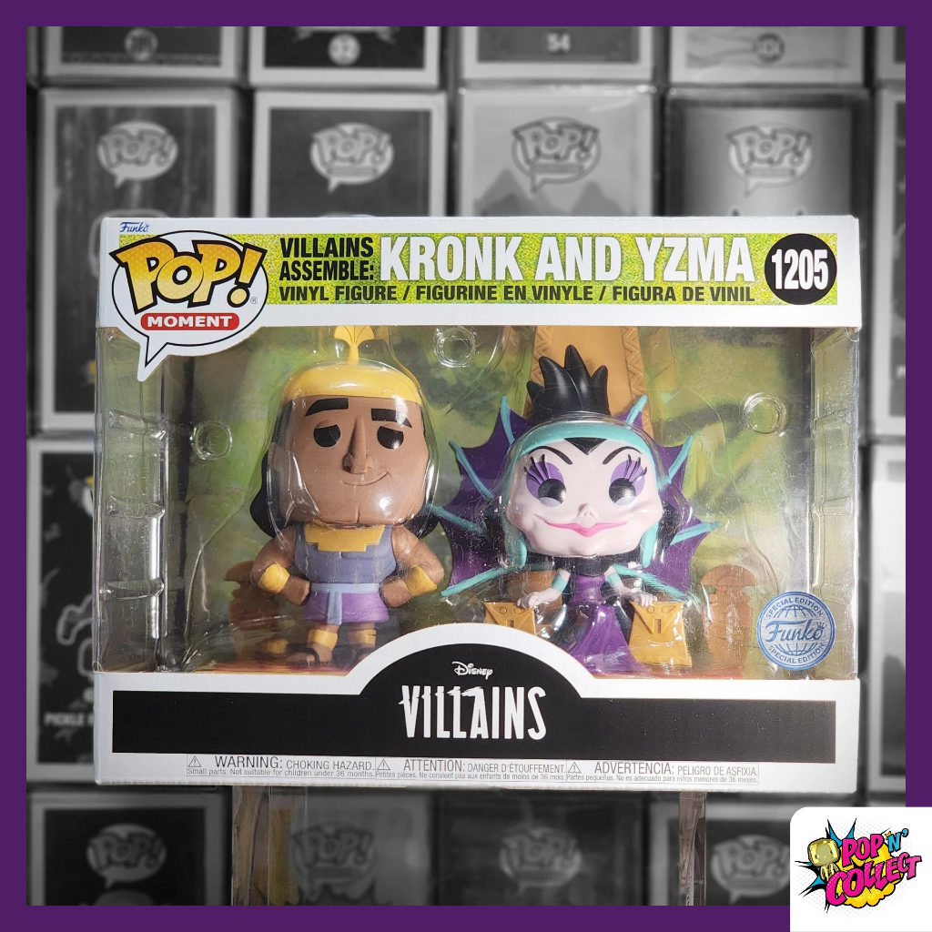 Funko Pop! Disney Villains - Kronk and Yzma 1205 (Sold by Pop N ...
