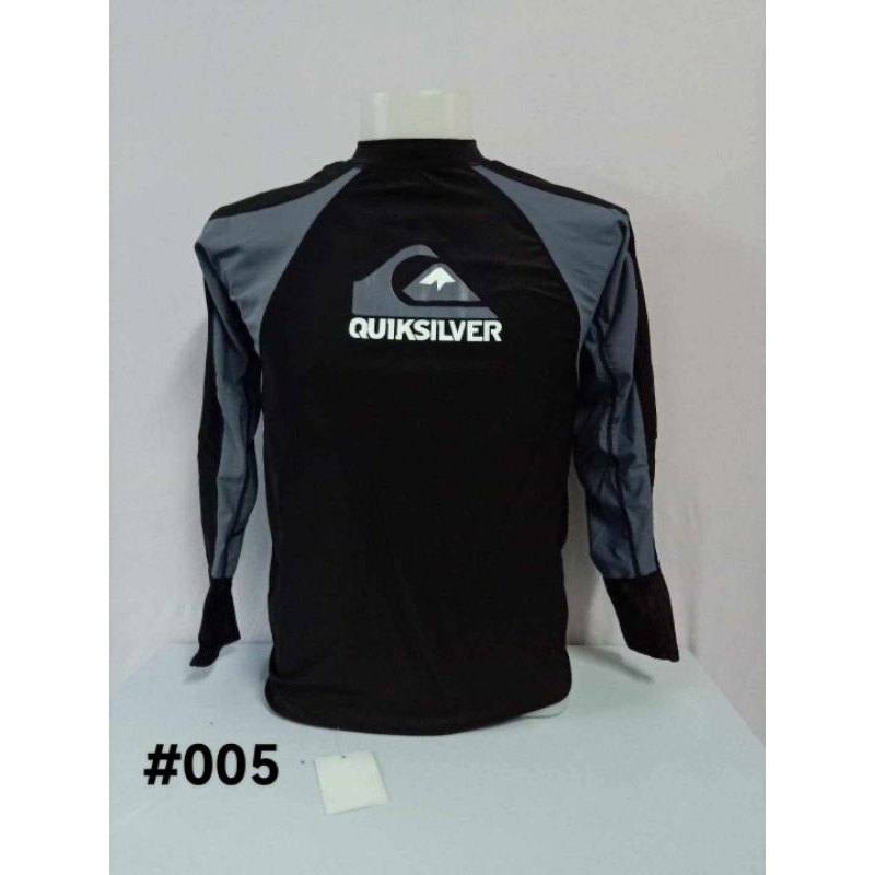 #005 Quicksilver Men Rush Guard | Shopee Philippines