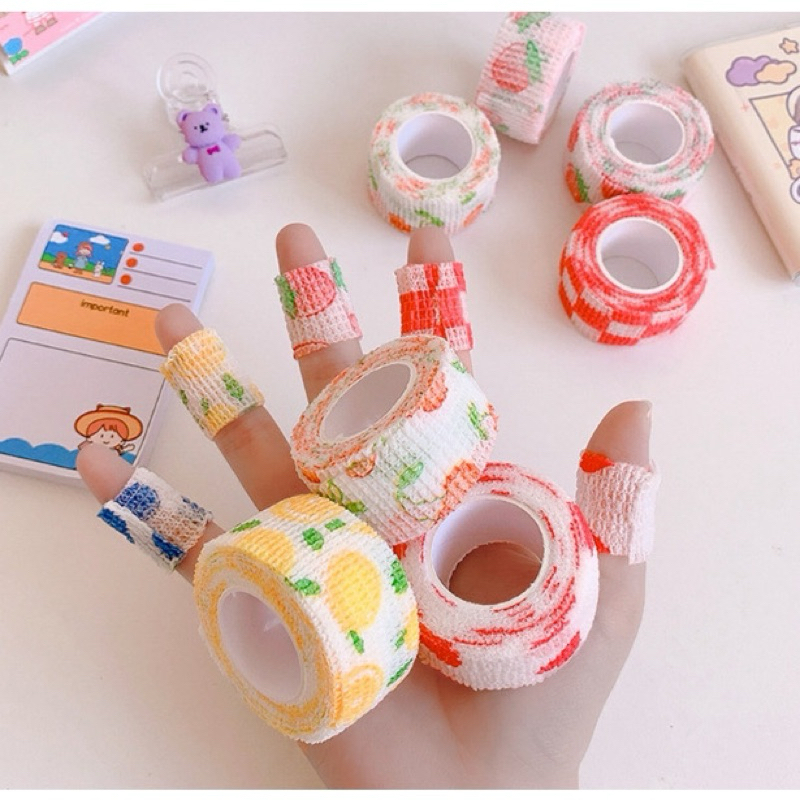 FLY Cute Bandage Ins Writing Protect Finger Tape Sports Bandage ...