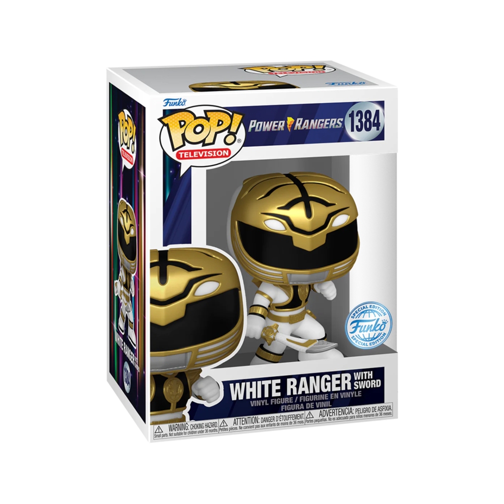 Funko Pop! TV: MMPR 30th - White Ranger with Sword | Shopee Philippines