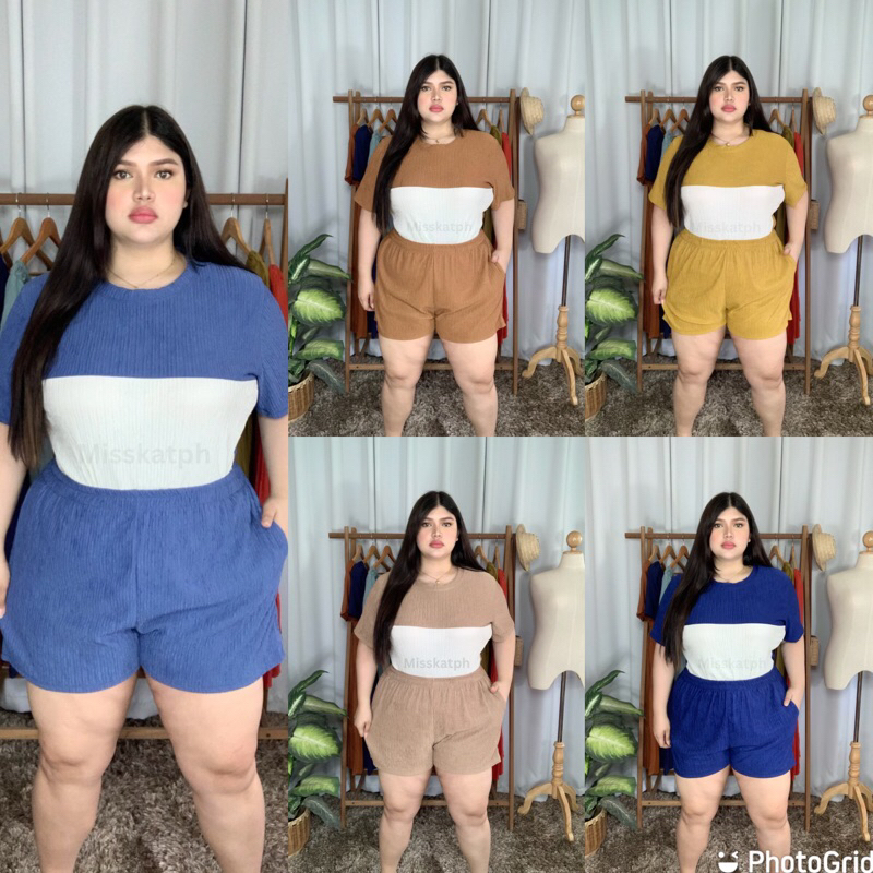 PLUS SIZE : TANYA COORDINATES | Shopee Philippines