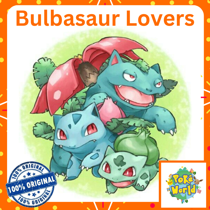 Bulbasaur Ivysaur Venusaur - Leaf Starter - Bulbasaur Line Lovers - Poke World PH | Shopee ...