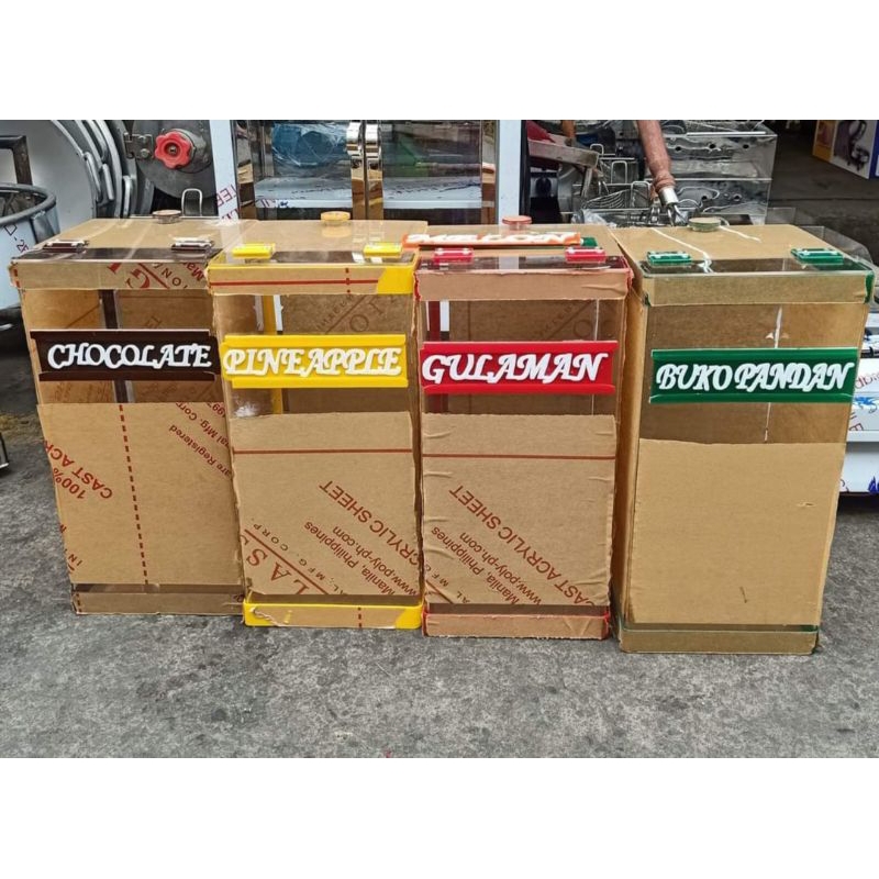 10L/8x16 Square Acrylic Palamigan w/ free Sandok | Shopee Philippines