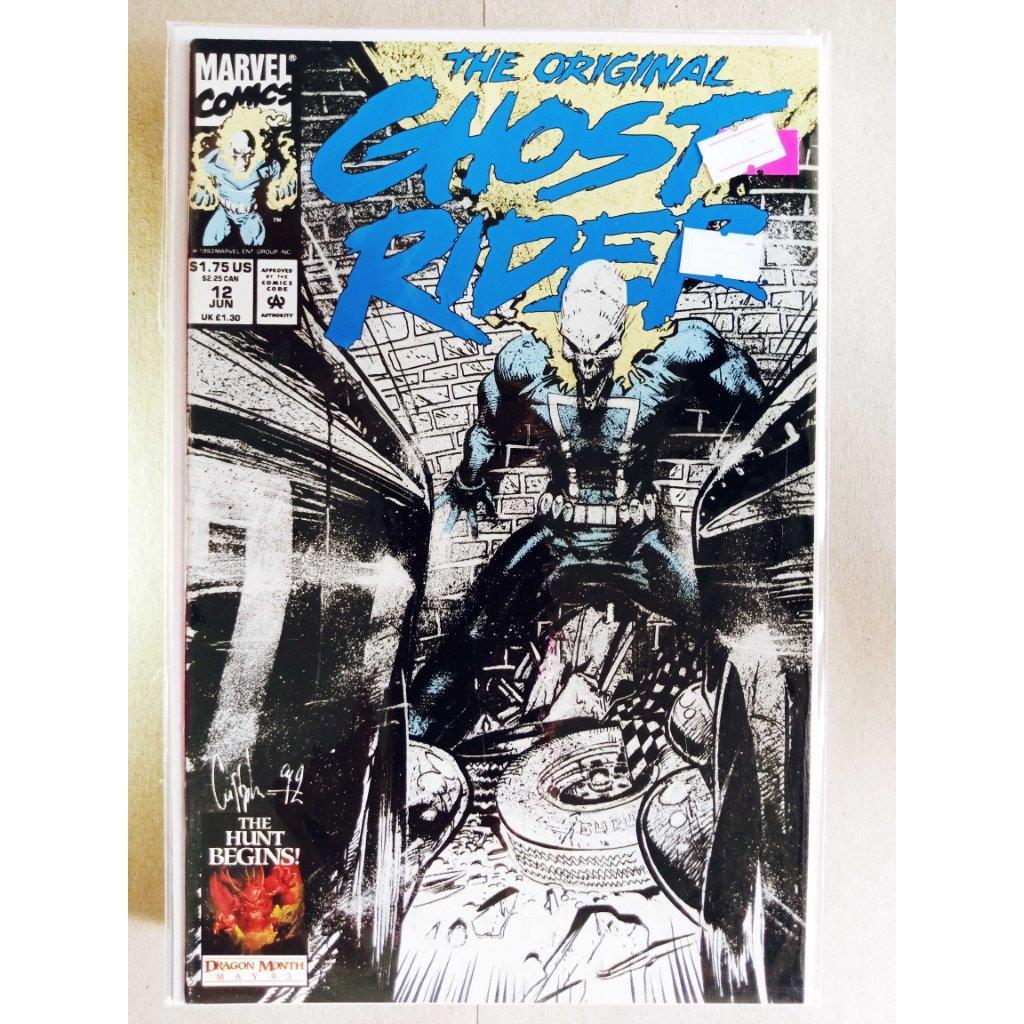 Original Ghost Rider 12 Marvel Comic Book VF 1993 | Shopee Philippines