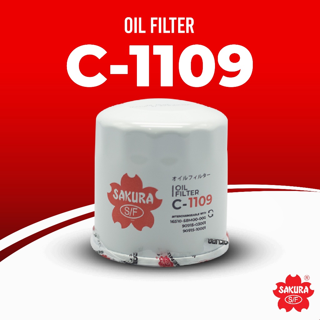 SAKURA OIL FILTER C-1109 | Shopee Philippines