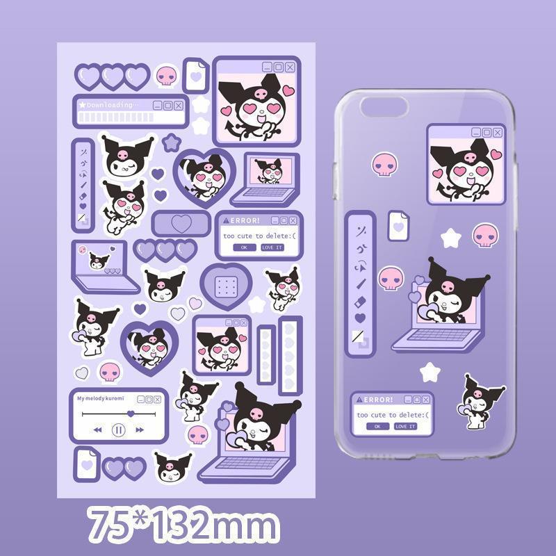 【Freebie】Sanrio cute stickers Kulomi Guka cartoon stickers | Shopee ...