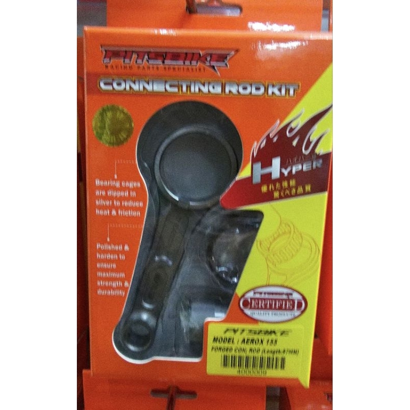 PITSBIKE FORGED CONNECTING ROD KIT/CON ROD/FOR YAMAHA AEROX 155 V1 V2 ...