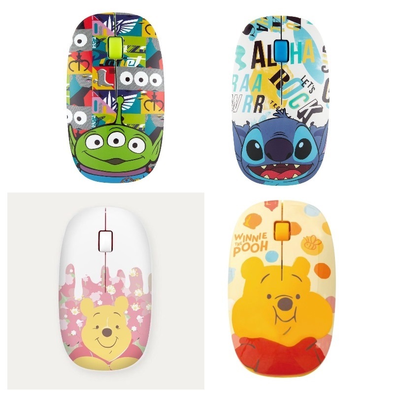 infoThink Disney/Pixar Series Wireless Mouse Stitch Alien Winnie the ...
