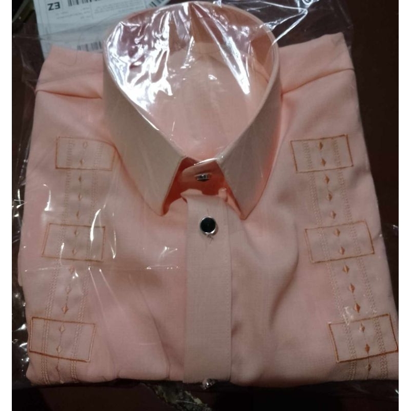 Polo Barong Shorts Sleeve.Miyaki Fabric | Shopee Philippines
