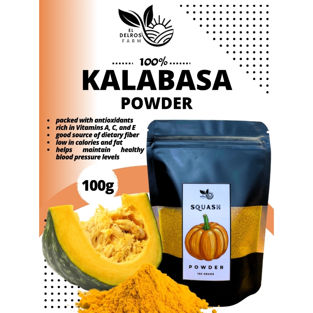 EL DELROS FARM's 100% KALABASA POWDER | Shopee Philippines