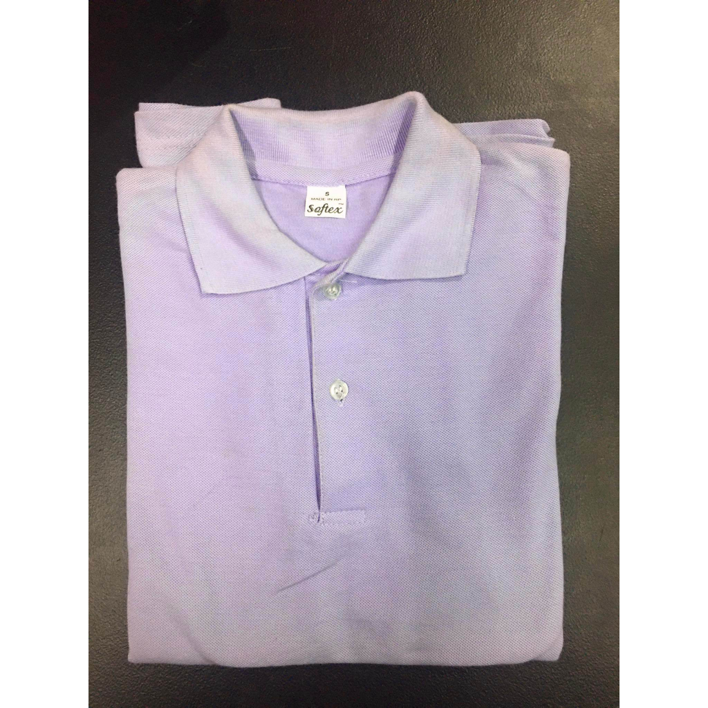 SOFTEX LIGHT VIOLET | HONEYCOMB | Plain Poloshirt | Shopee Philippines