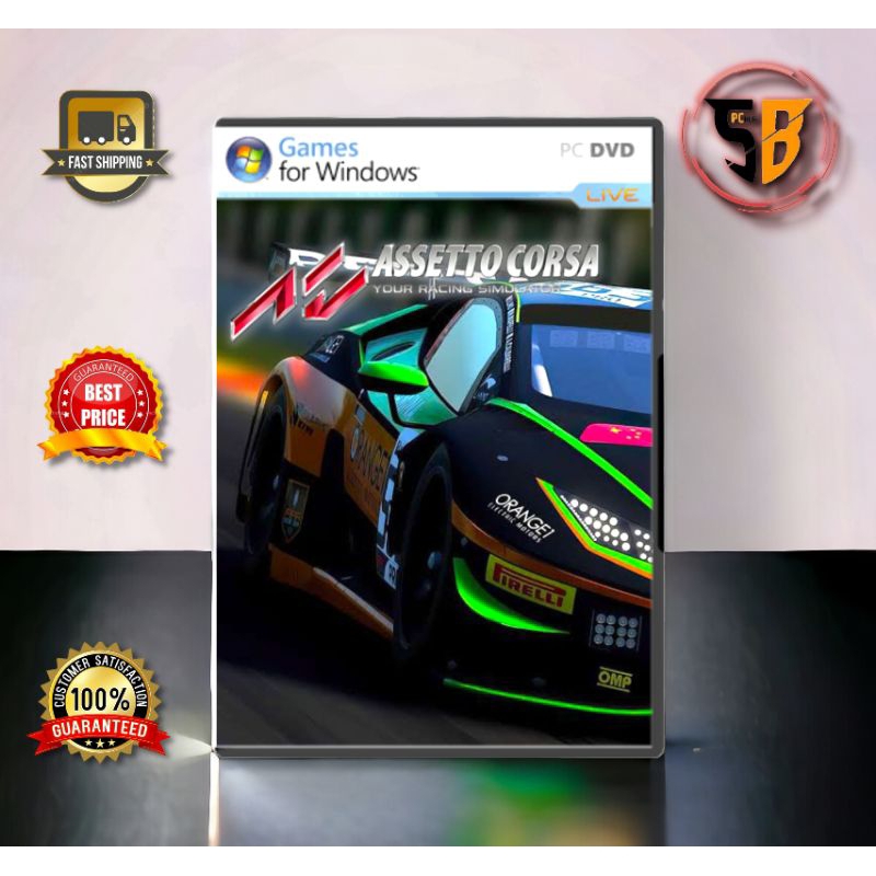 PC Laptop Video Game AC Assetto Corsa Racing Simulator +DLC USB Windows ...