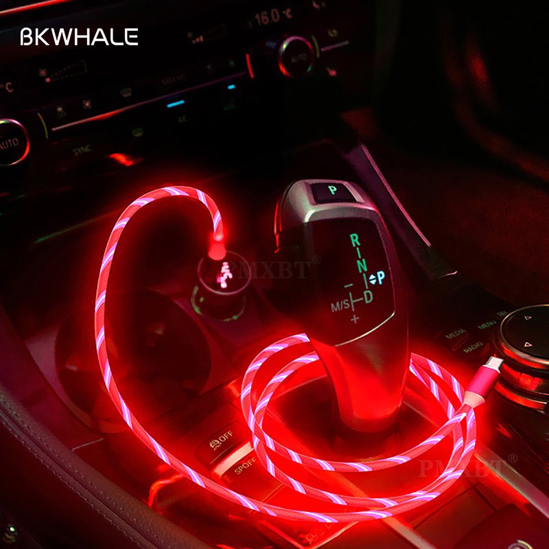 Glowing Cable Fast Charging Micro USB Cables LED Light for Android ...