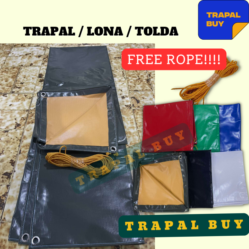 6FT X 15FT ⭐TRAPAL LONA TOLDA TARPAULIN⭐ - MATIBAY - SHADES AWNING ...