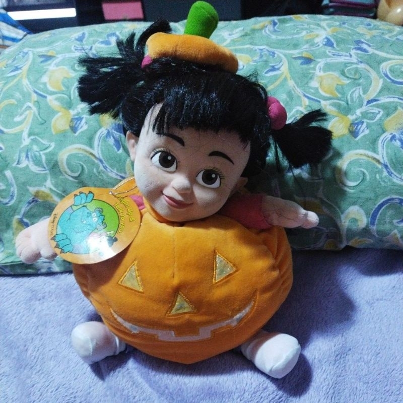 Disney Pixar Monster Inc. Boo Pumpkin Plush 11 inches (Not Working ...