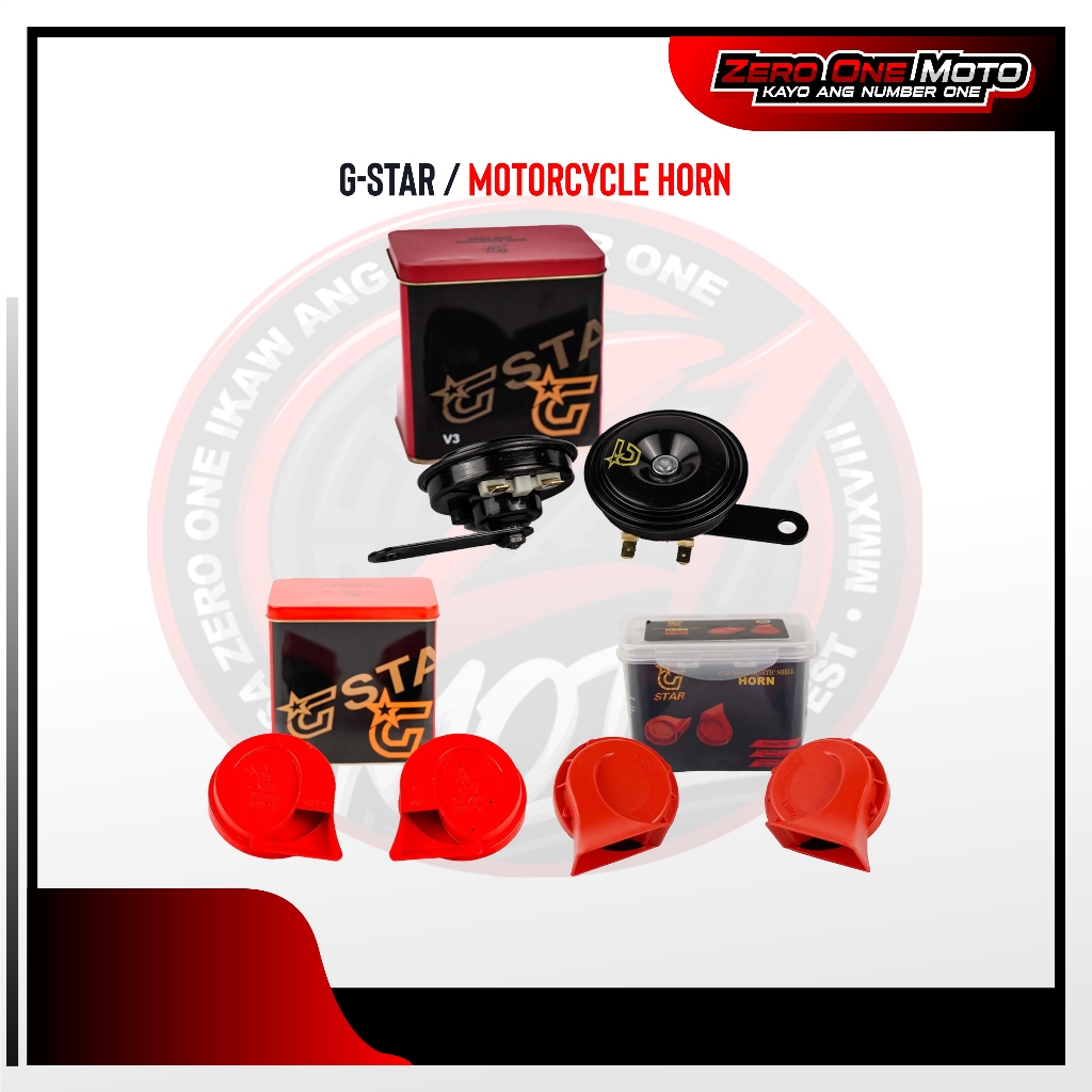 Z1 MOTO G STAR SNAIL V1-V2 And Round v3 horn For Motorcycle and Car ...