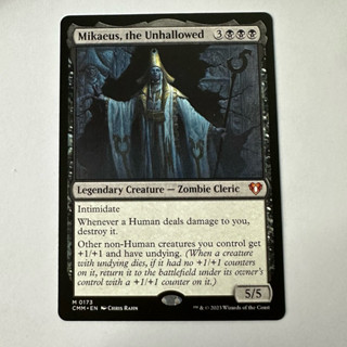 MIKAEUS, THE UNHALLOWED | CMM COMMANDER MASTERS | ZOMBIE CLERIC | BLACK ...