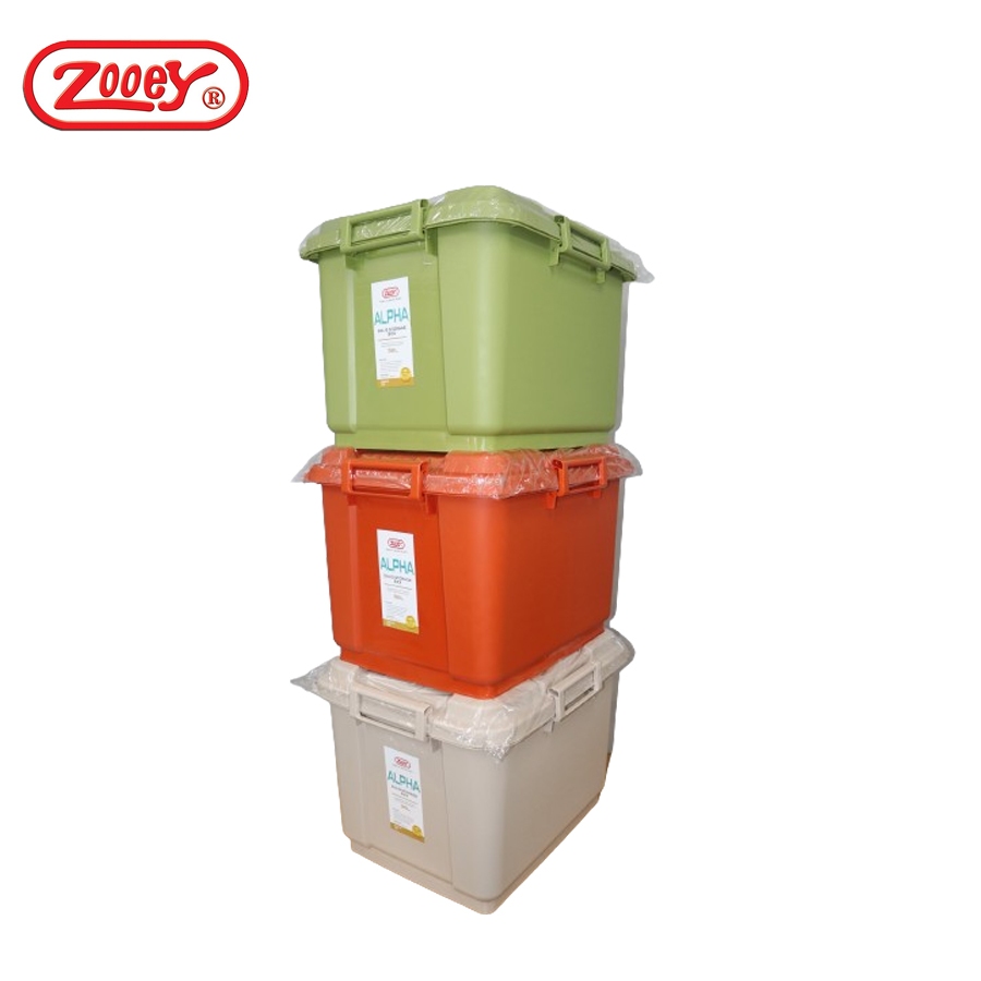 Zooey ALPHA Solid Storage Box 36L Stock No. 750 | Shopee Philippines