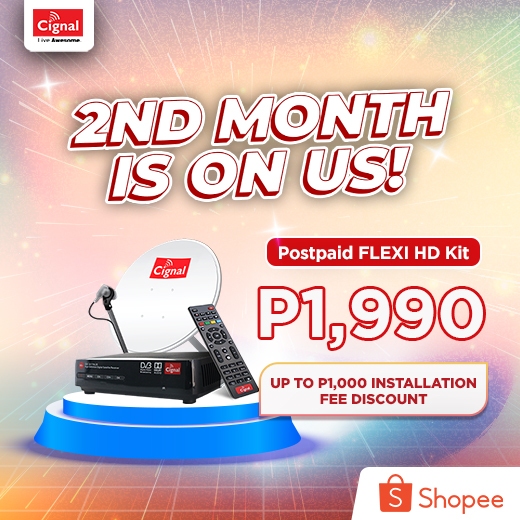 Cignal Postpaid Flexi HD Plan | Shopee Philippines
