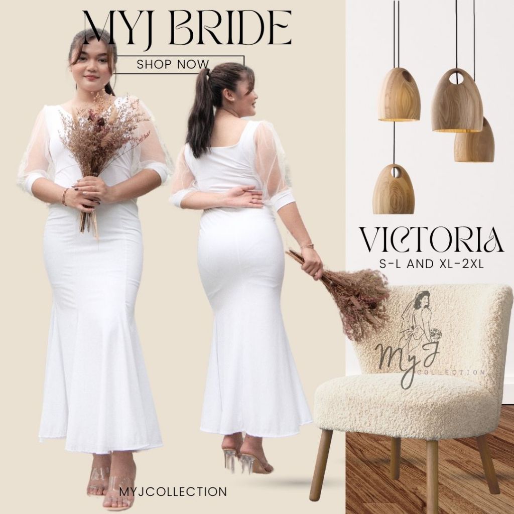 VICTORIA MINIMALIST WHITE DRESS | Shopee Philippines