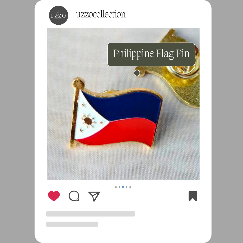 HABLON Premium Quality Philippine Flag Pin Accessory Barong Filipiniana ...