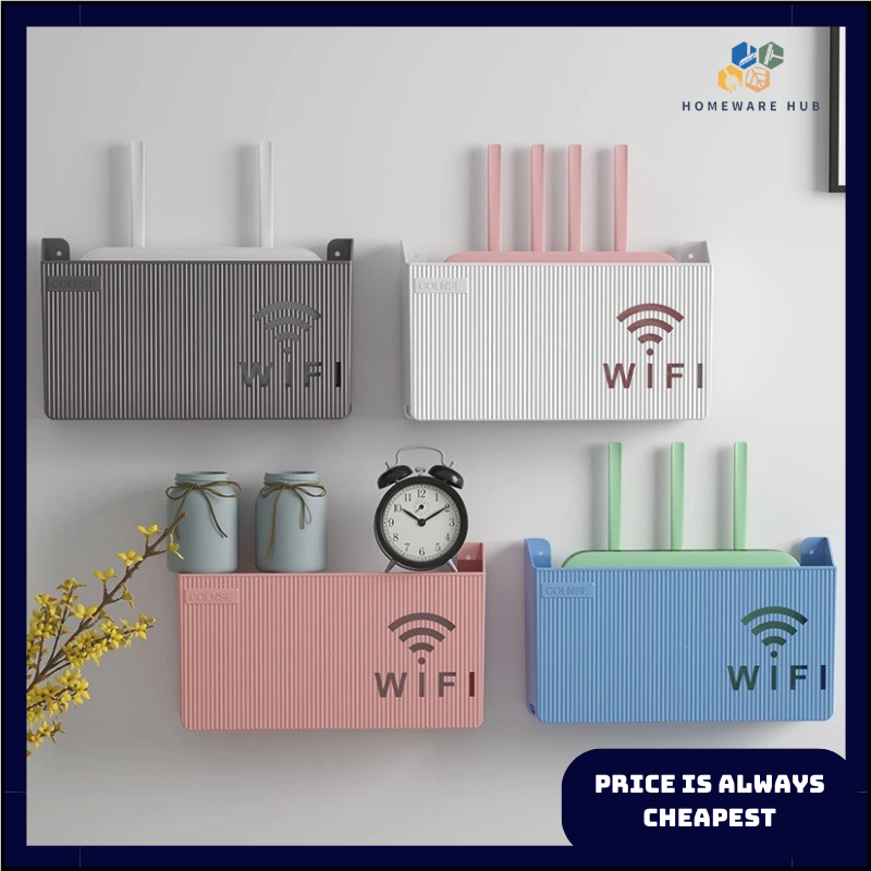 Wall-mounted wifi router stand Wifi Shelf Set-top Box Wireless wifi ...