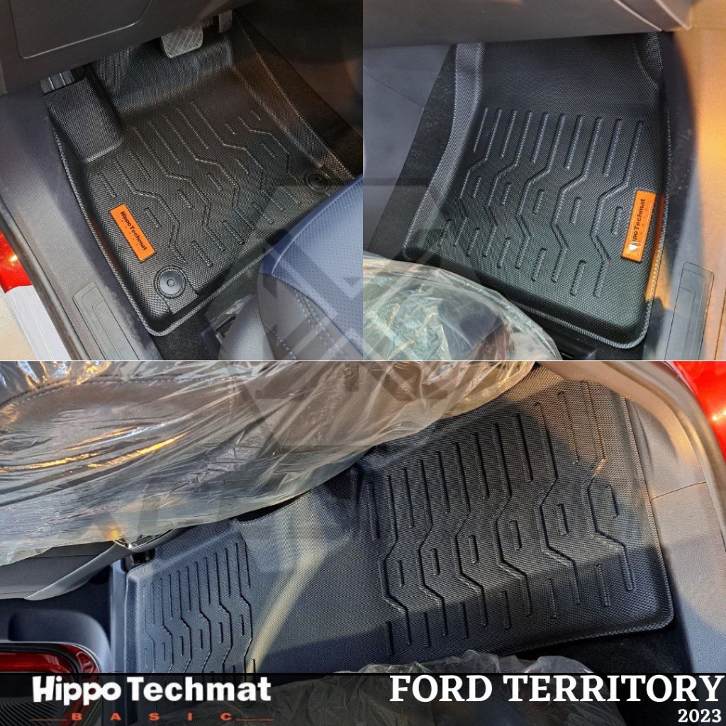 FORD TERRITORY 2023-2025 HIPPO TECHMAT BASIC DEEP DISH CAR MATS ...