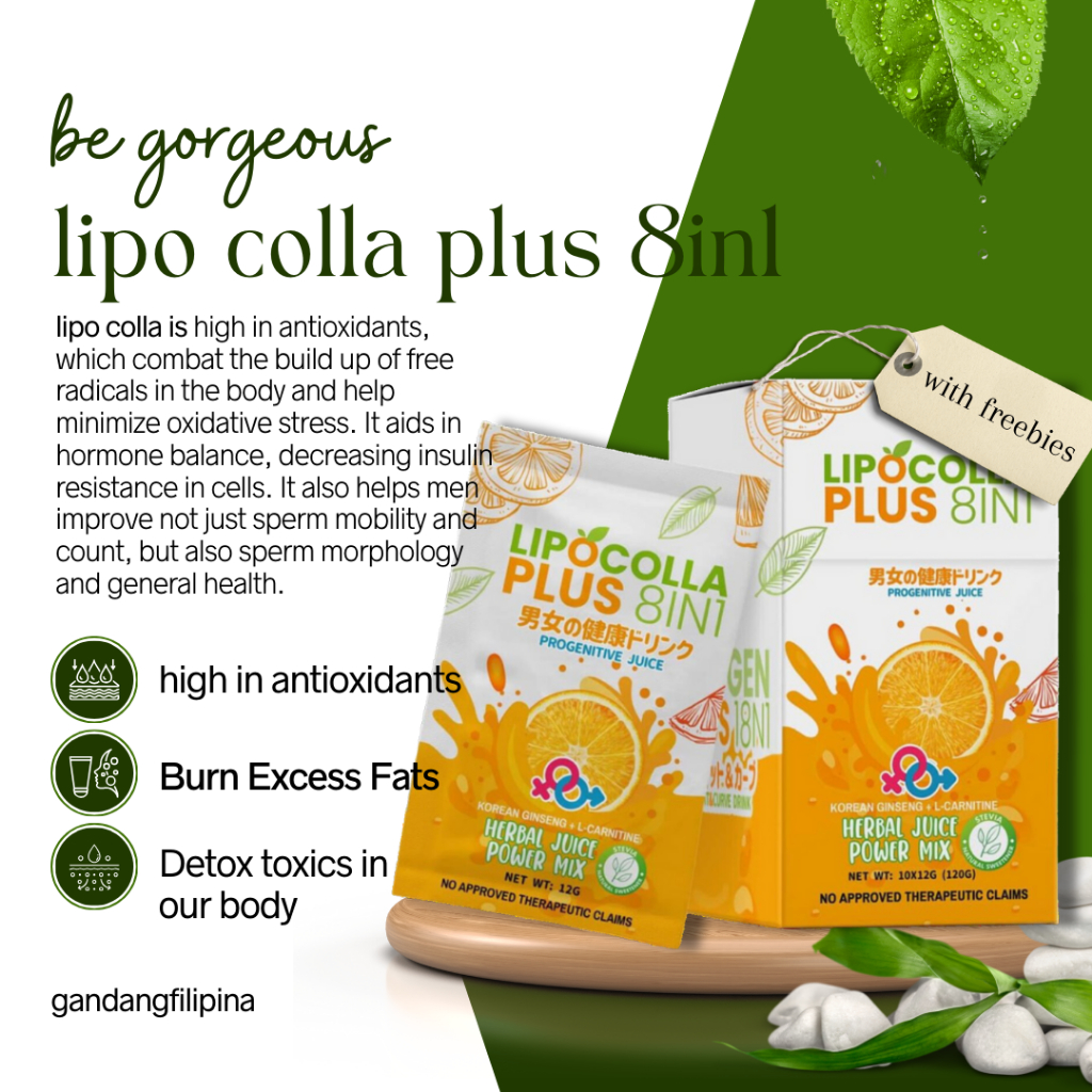 Be Gorgeous Lipo Colla Plus 8in1 L-Carnitine, Garcinia Cambogia ...