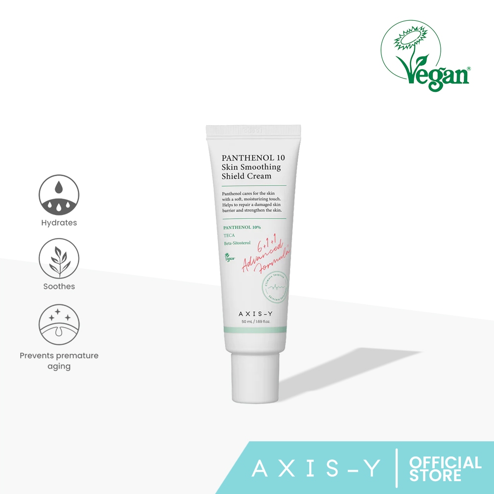 [AXIS-Y OFFICIAL] Panthenol 10 Skin Smoothing Shield Cream 50ml - Daily ...