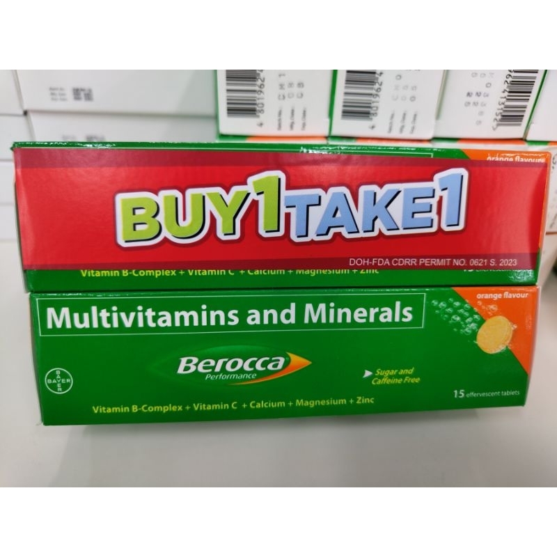berocca orange 15 buy1take1 | Shopee Philippines