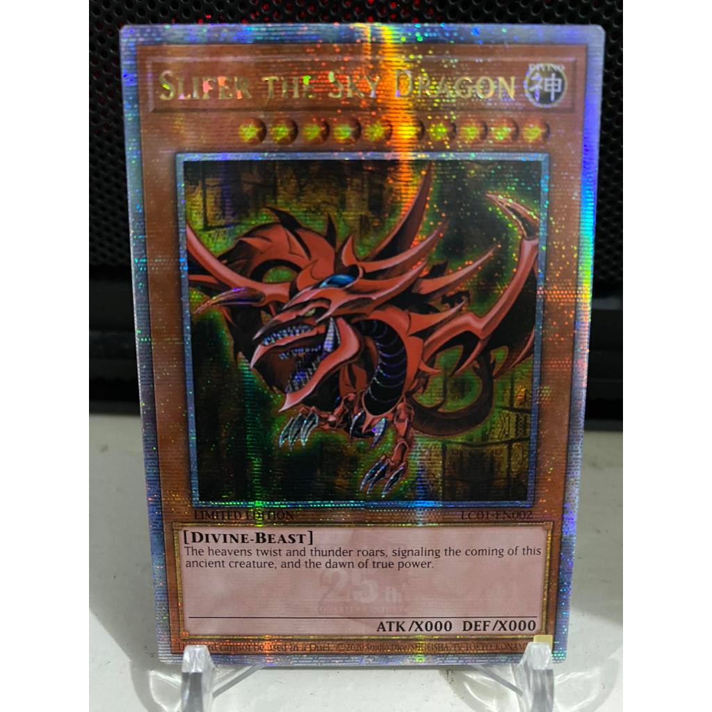 Slifer the Sky Dragon - LC01-EN002 - Quarter Century Secret Rare ...