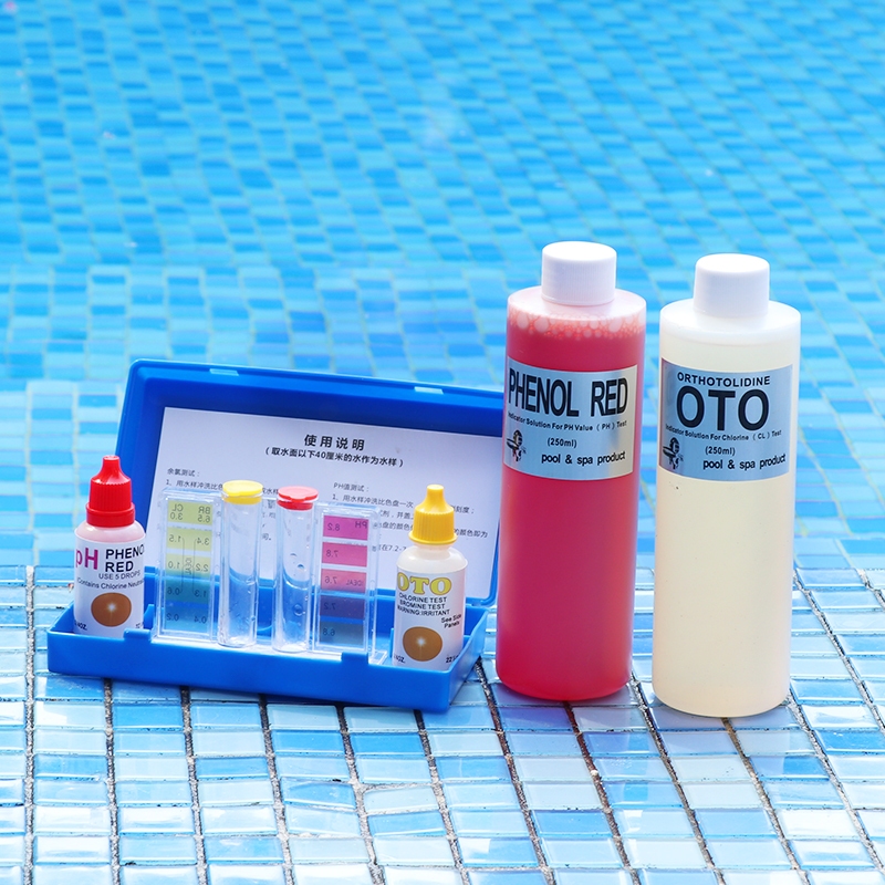 PHENOL RED & OTO SWIMMING POOL TEST KIT REAGENT 250ml Pool water ...