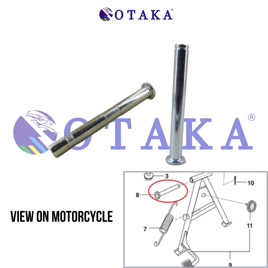 Motorcycle Otaka shaft main stand (Center stand) | Shopee Philippines