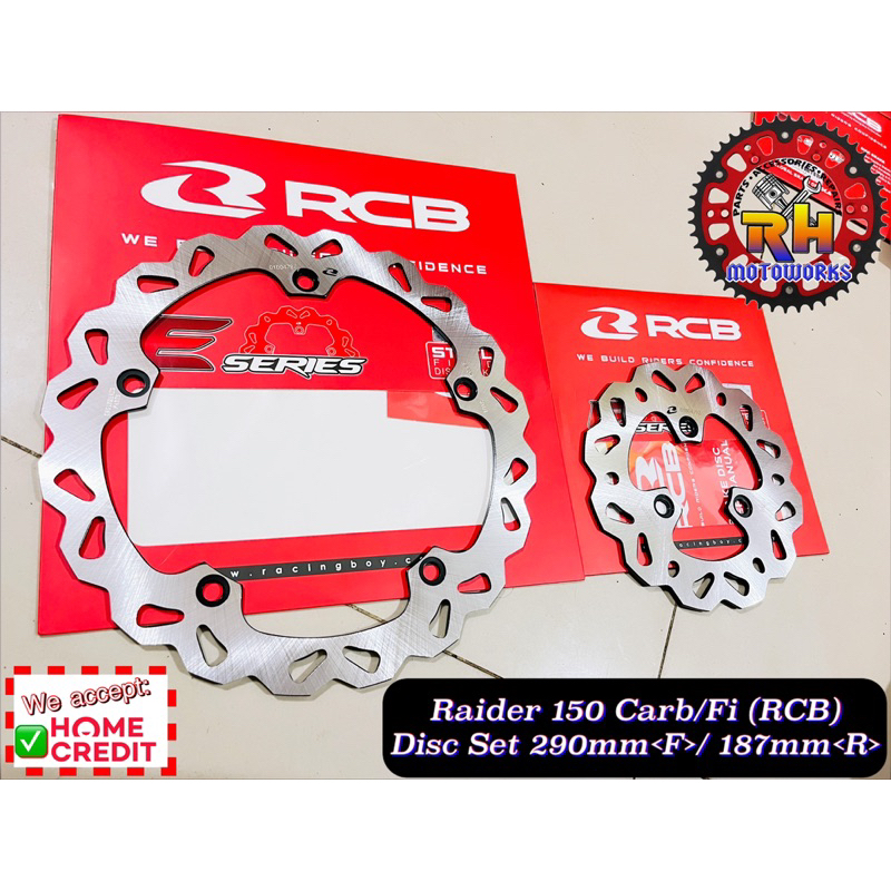 Raider 150 Rotor Disc Set (RCB) Steel E-Series Standard Size | Shopee ...