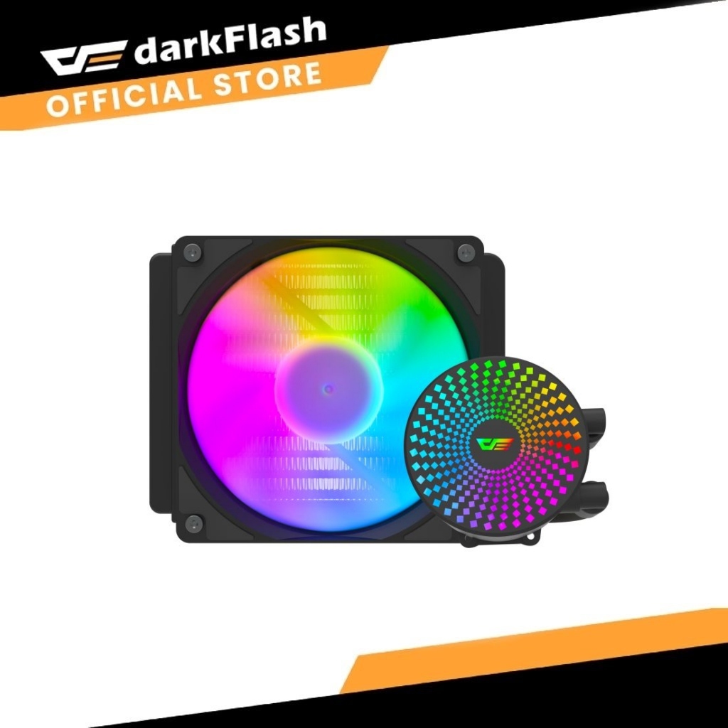 Darkflash DC120 120mm AIO Liquid CPU Cooler Black | Shopee Philippines