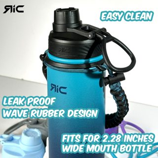 Mr Ric Spout Lid Accessories Wave Rubber for Wide Mouth Water Bottles ...