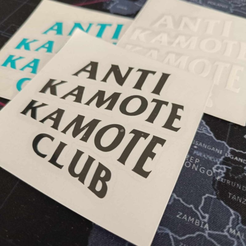 Anti Kamote Kamote Club Decals Sticker for Motorcycle / Cars | Shopee ...