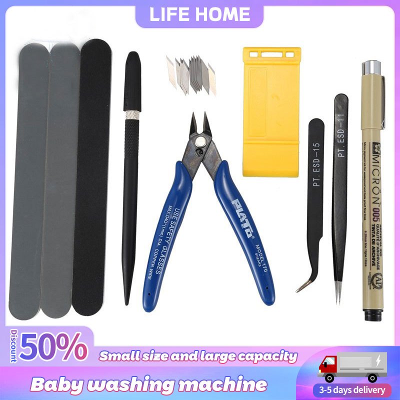 Gundam Modeler Basic Tools Craft Set For Car Model Building Kit NEW BT ...