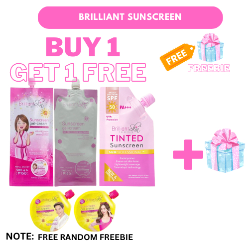 Brilliant Skin Sunscreen Gel Cream Classic 50g | Sunscreen Gel Cream Pink 50g | Tinted Sunscreen ...