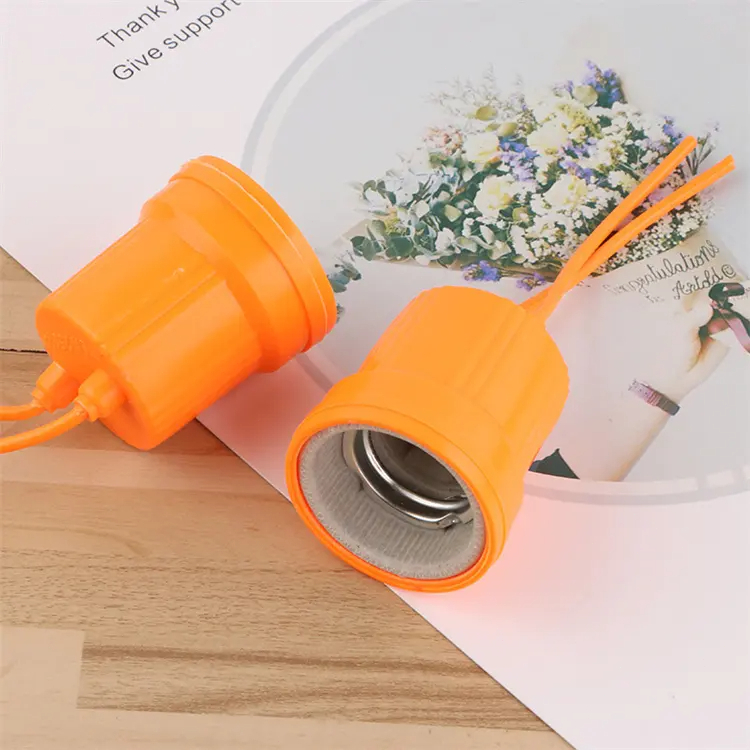 Waterproof Lamp Holder With Rubber Cover Lampholder Led Light Lamp Base ...
