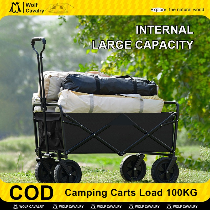 Multifunctional Outdoor Trolley Wagon Foldable Portable Camping Carts ...