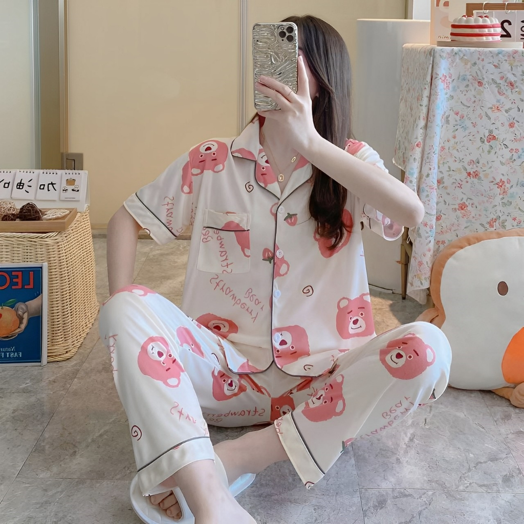 HIHI cotton pajama terno fashional new design sleepwear for women ...