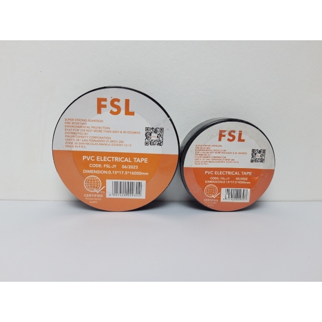 FSL PVC Electrical Tape (4m, 16m) | Shopee Philippines