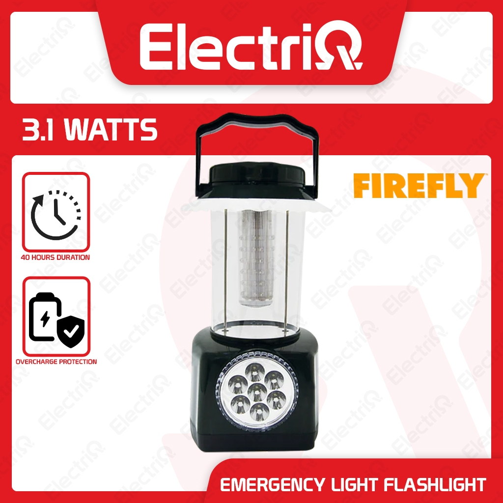 Electriq l Firefly Emergency Light Flashlight Rechargeable Portable ...