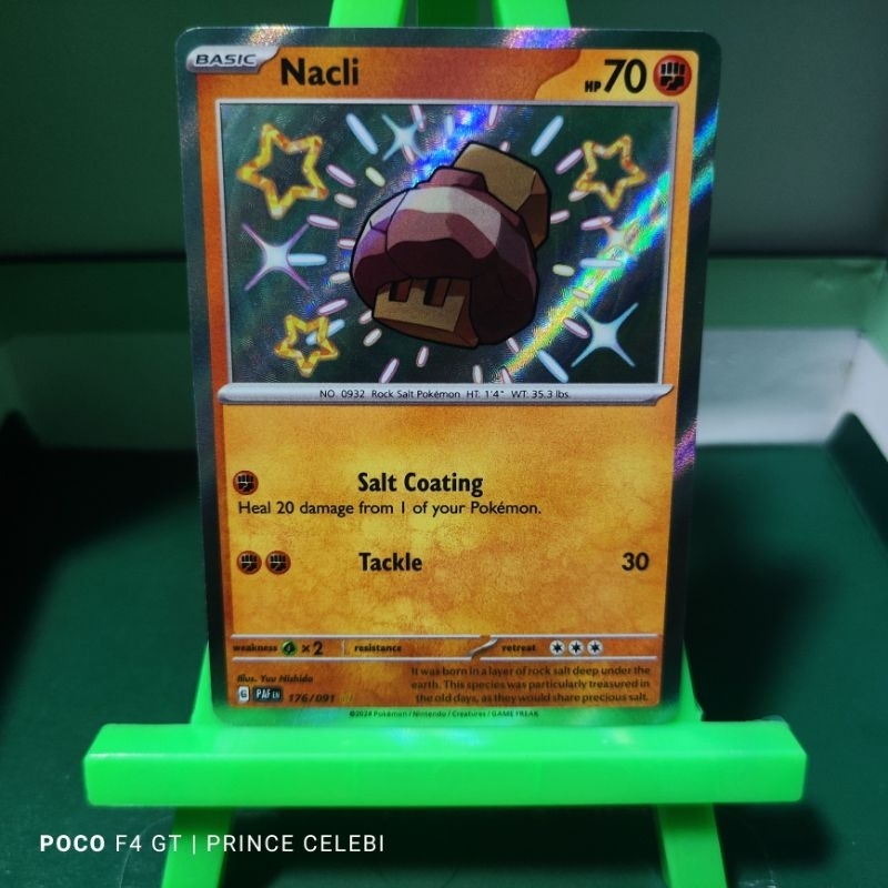 Pokemon TCG - Shiny Nacli | Shopee Philippines