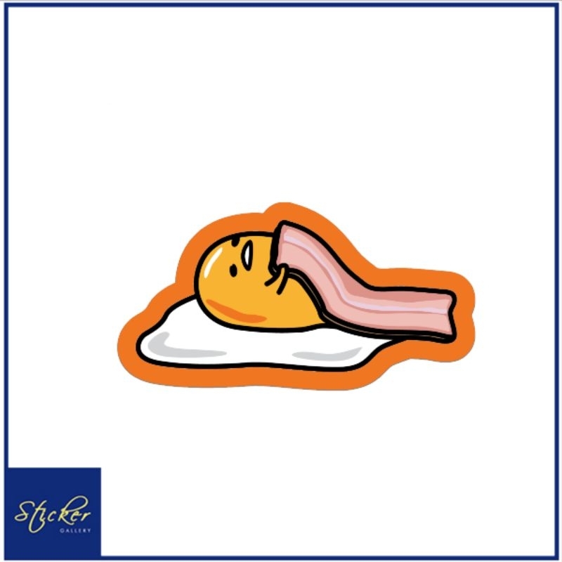 GUDETAMA SLEEP ANIME WATERPROOF STICKER | Shopee Philippines